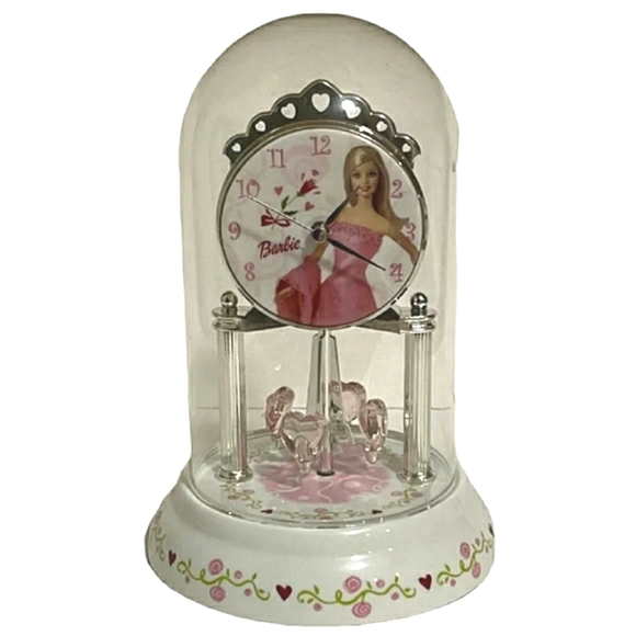 Barbie | Wall Decor | Barbie Anniversary Spinning Pendulum Heart Gems ...